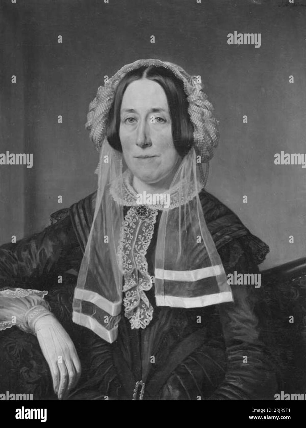 Portrait of Jacoba van der Breggen Pauw, echtgenote van J.P. van ...