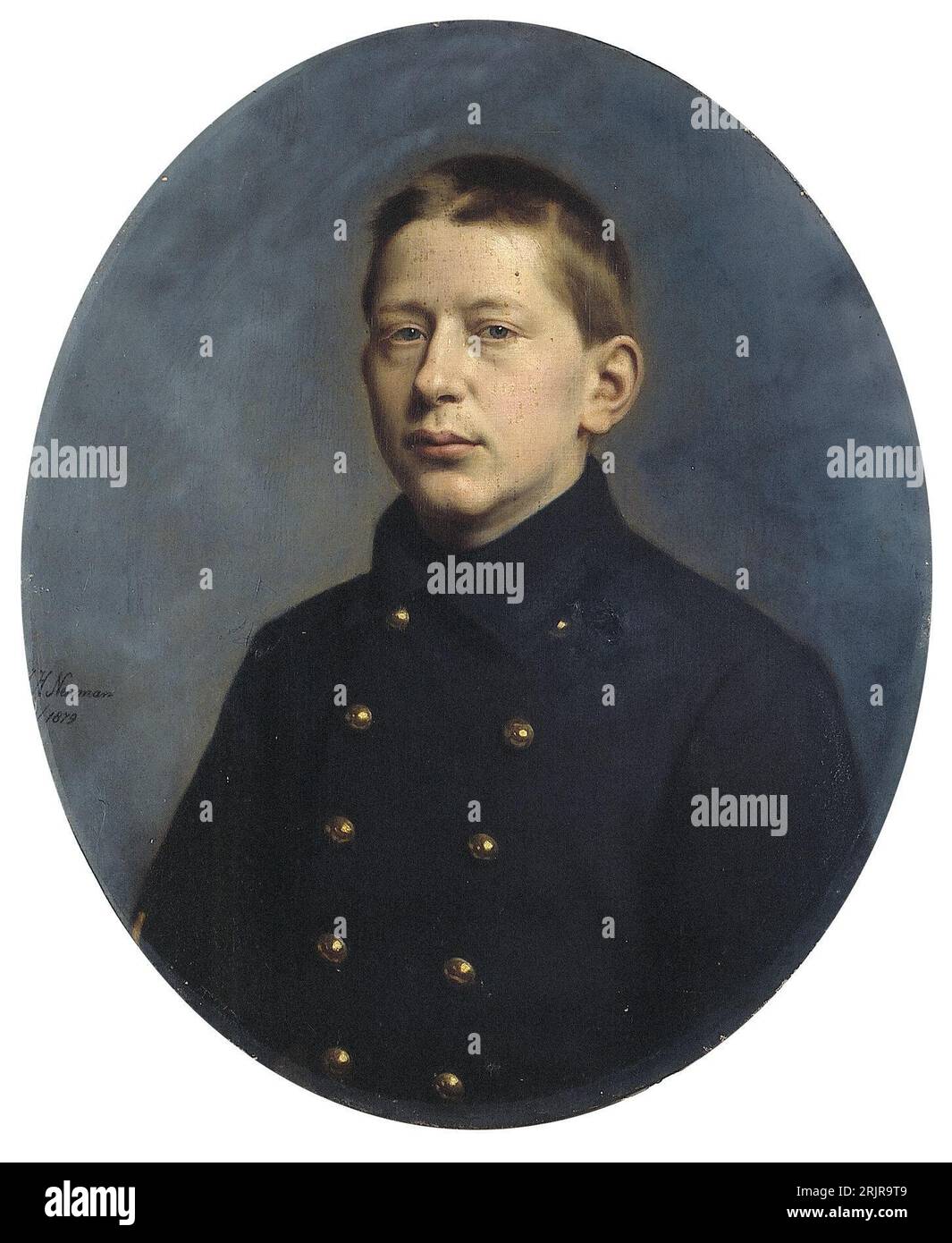 Portrait of jhr. Aert van der Goes (1861-1878) 1879 by Johan Heinrich ...