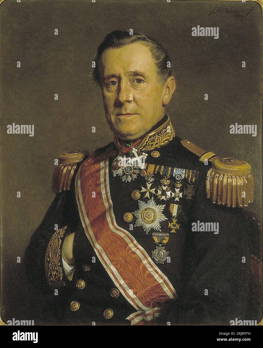 Gerhardus Fabius (1806-1888) 1864 by Johan Heinrich Neuman Stock Photo ...