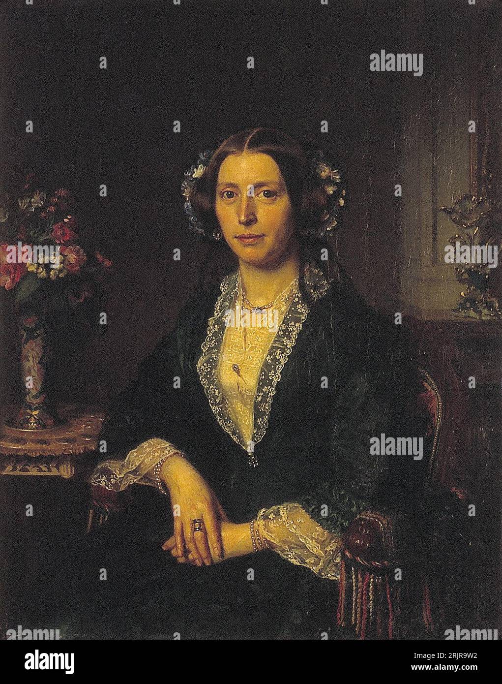 Maria Philipine Henriette Voet (1807-1872) between 1850 and 1860 by ...