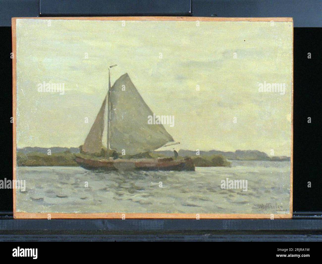 Zeilende Westlander between 1900 and 1910 by Willem Bastiaan Tholen ...