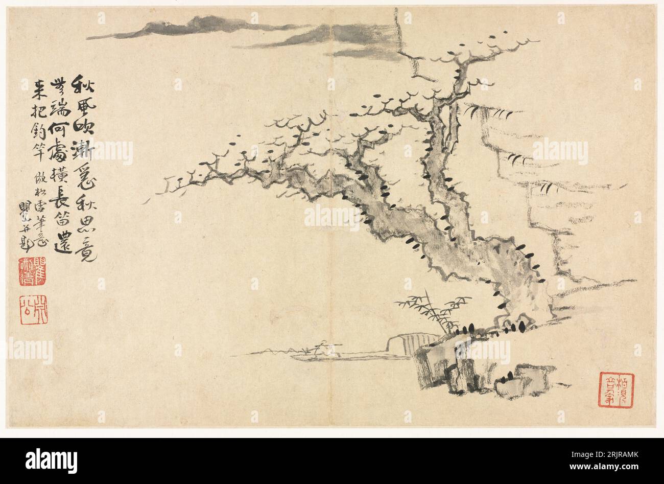 Landscapes in Various Styles after Old Masters 1690 by Mei Qing Stock ...