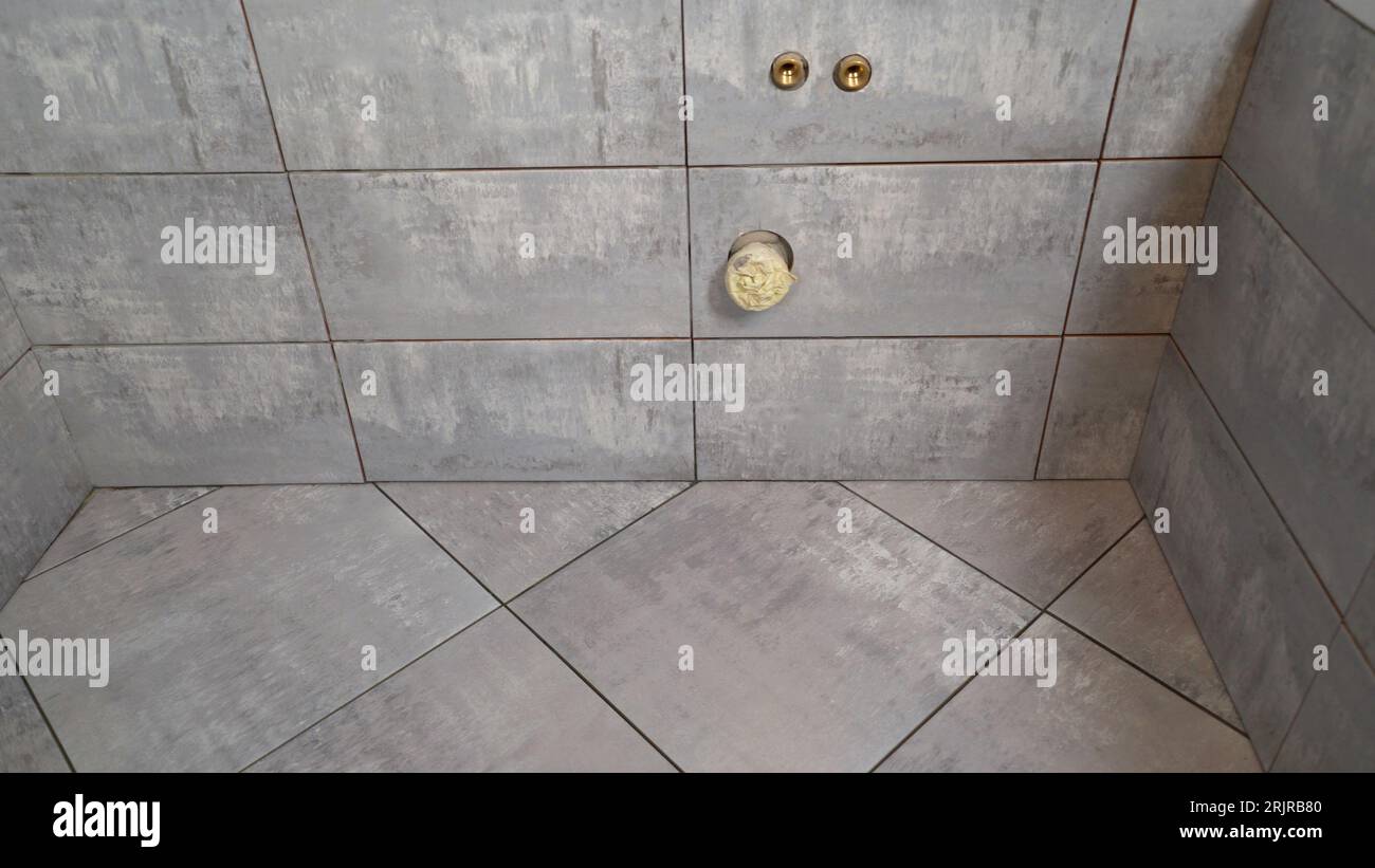 Materials for home renovation. Finishing work in the house, laying ...