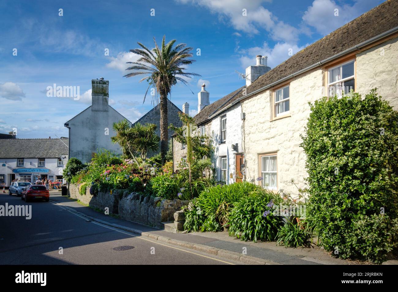 Hugh Town in the Isles of Scilly, Cornwall Stock Photo - Alamy