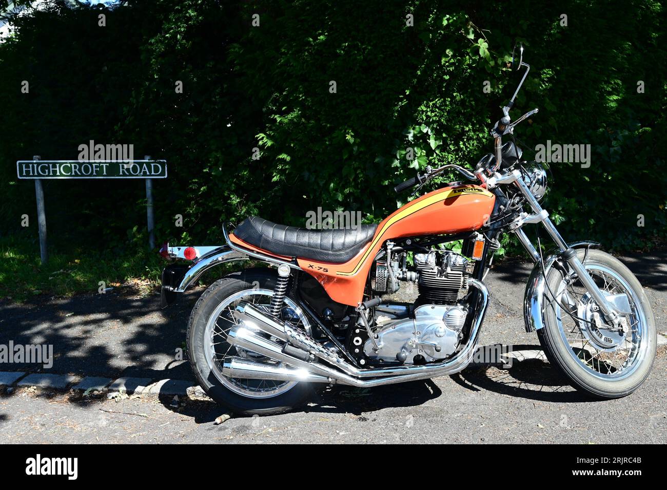 Triumph X-75 Hurricane Stock Photo - Alamy