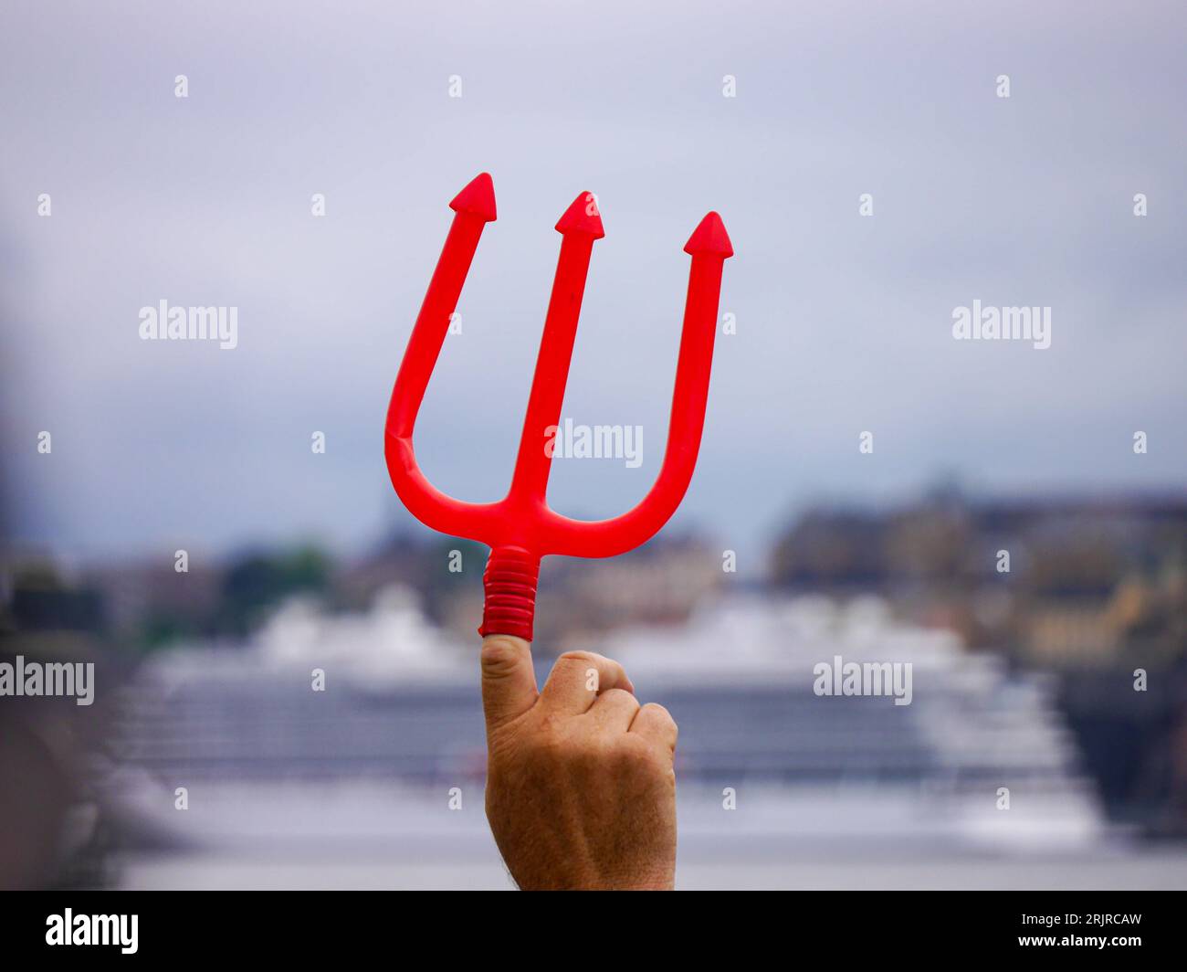 Plastic trident hi-res stock photography and images - Alamy