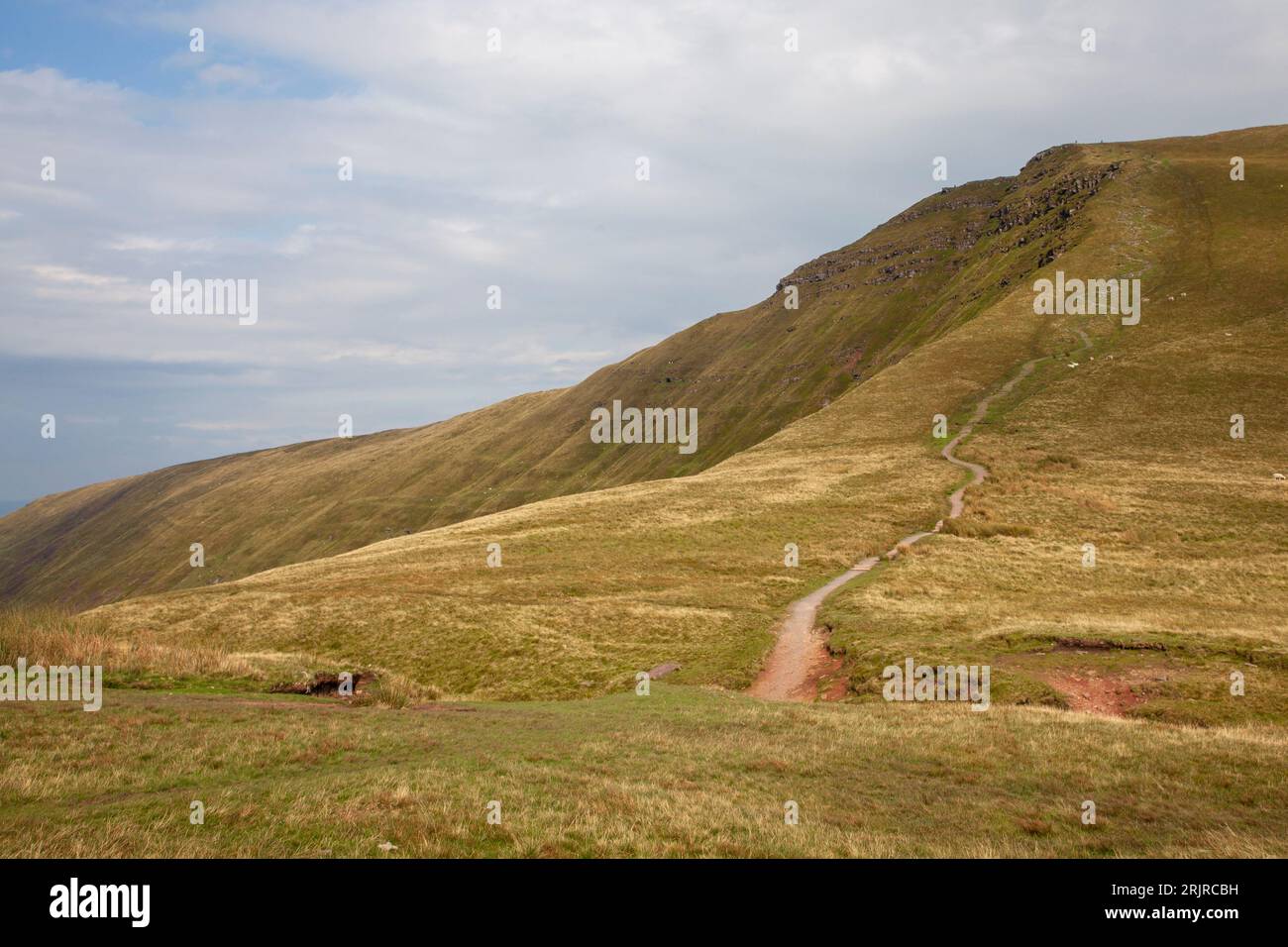 Fan Y Big, Bannau Brycheiniog (Brecon Beacons) national park, Wales ...