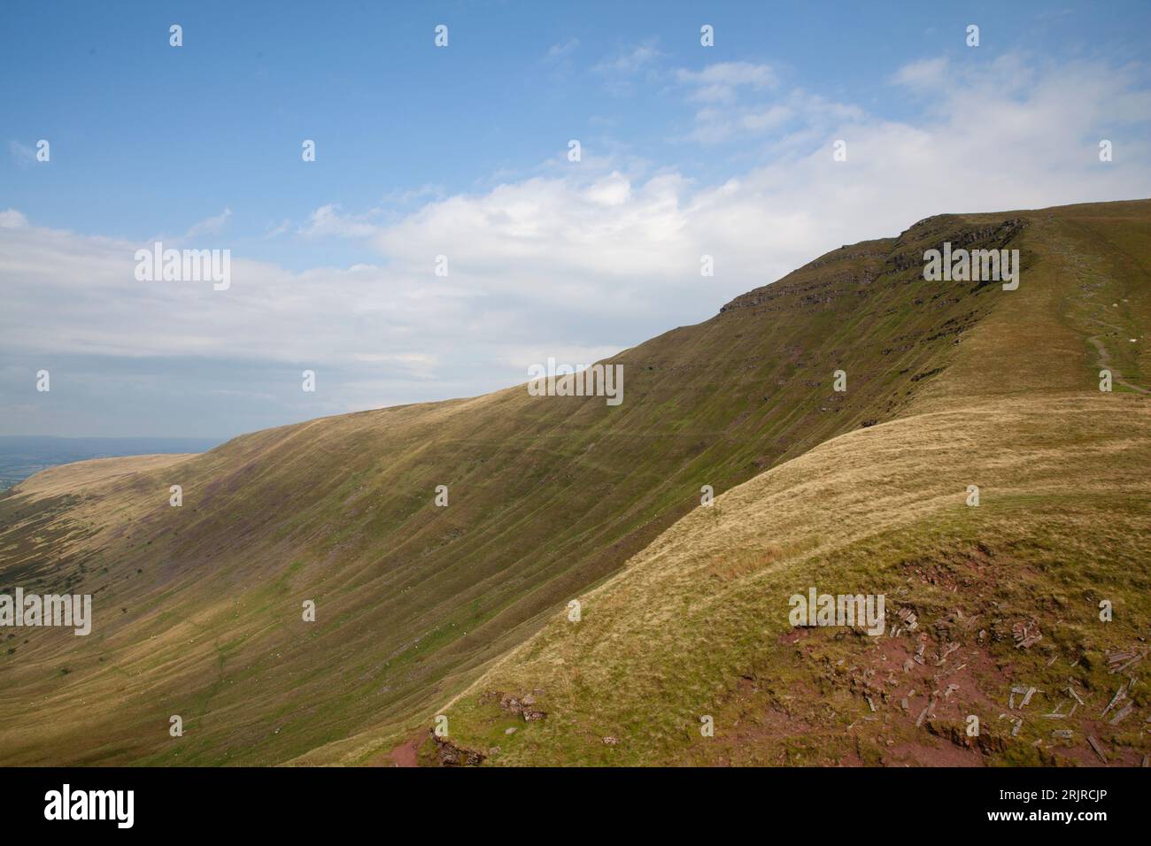 Fan Y Big, Bannau Brycheiniog (Brecon Beacons) national park, Wales ...