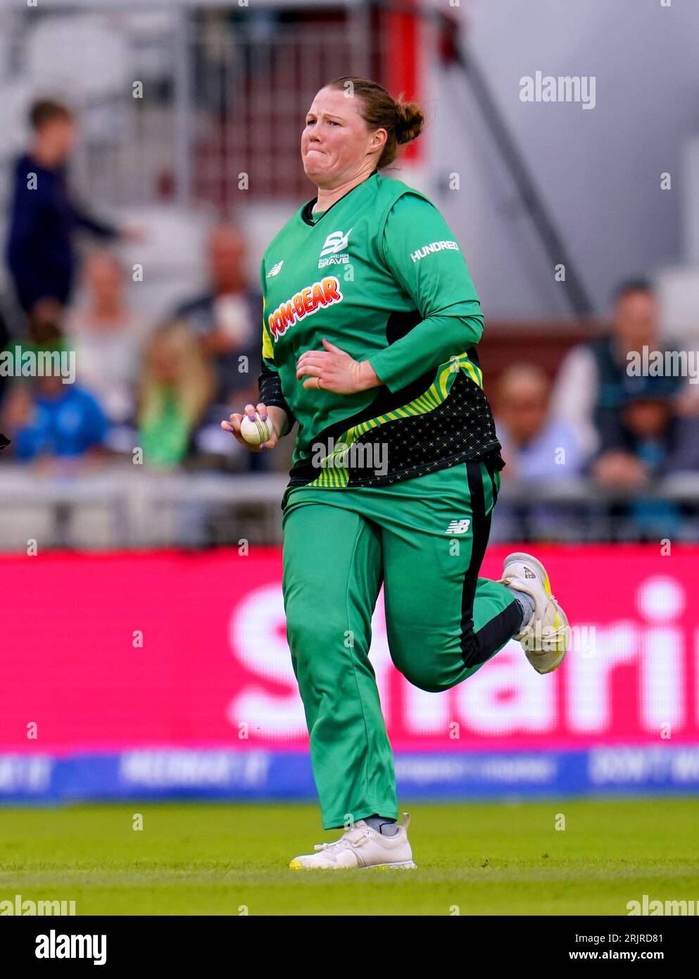 Southern Brave's Anya Shrubsole during The Hundred match at Emirates ...