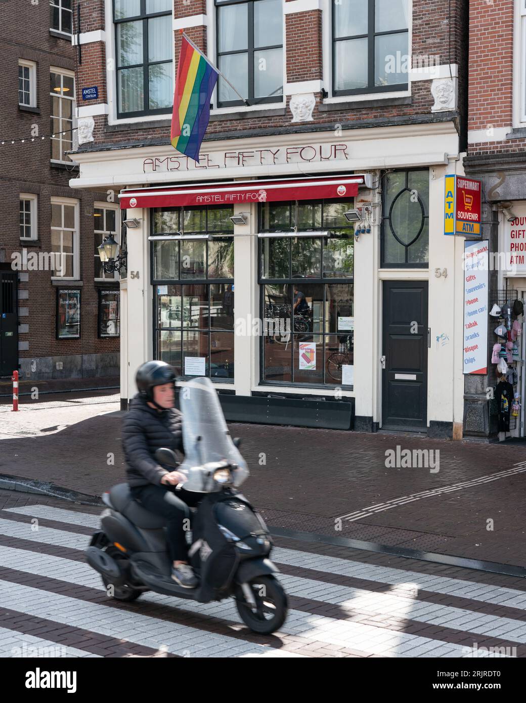 Scooter moped amsterdam holland hi-res stock photography and images - Alamy