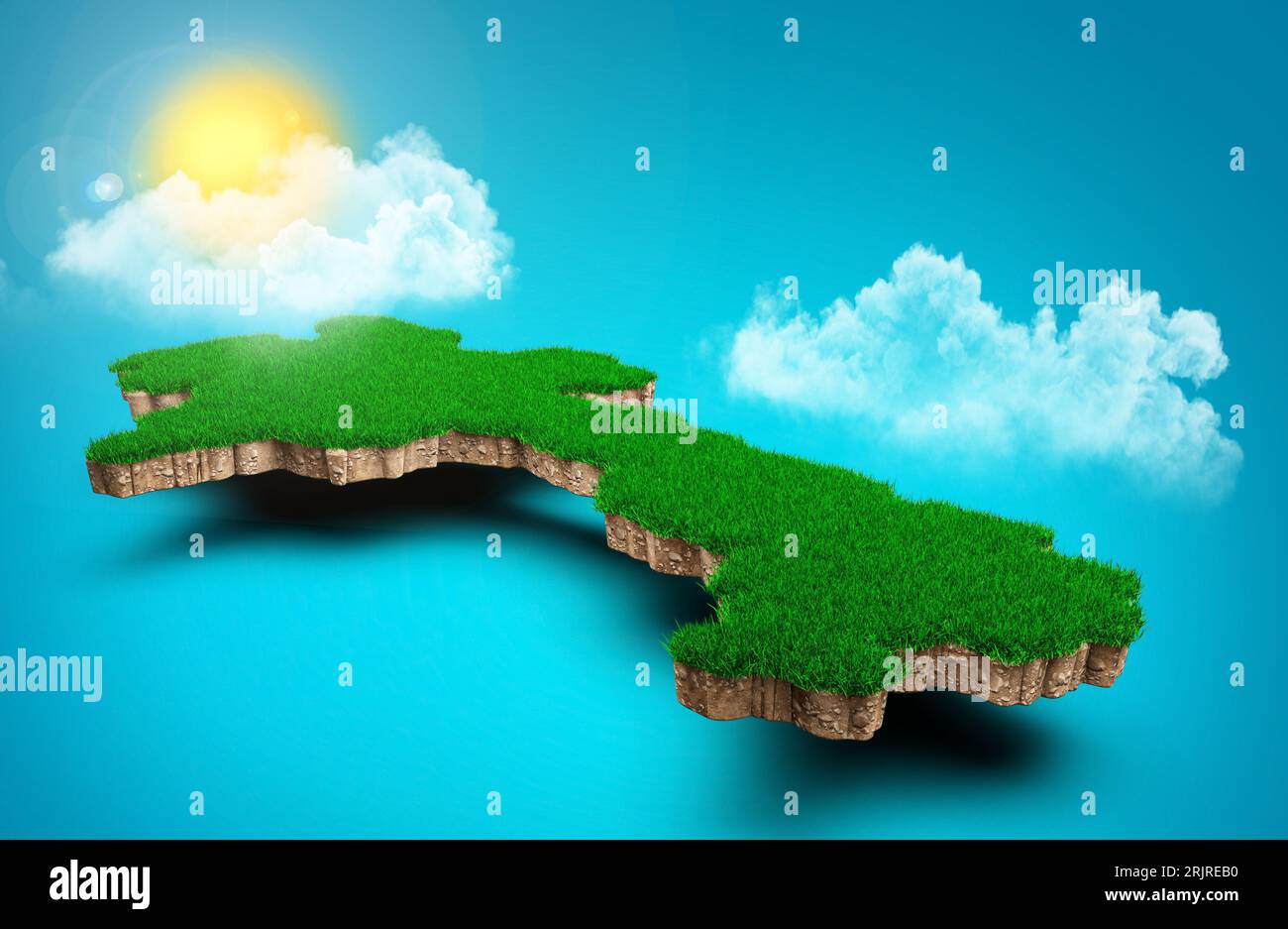 Grassland on a map hi-res stock photography and images - Alamy