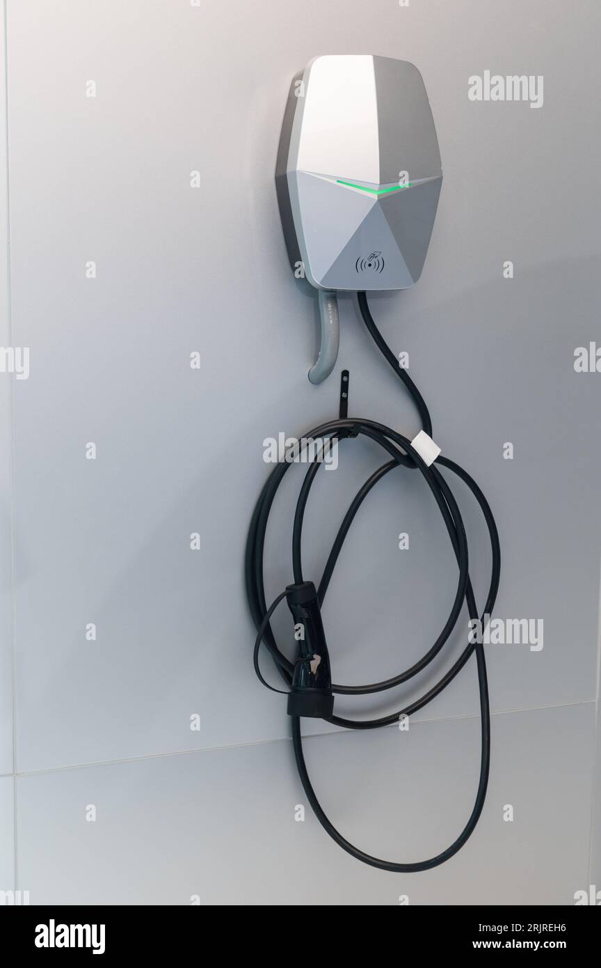 Home ev charging point hi-res stock photography and images - Alamy