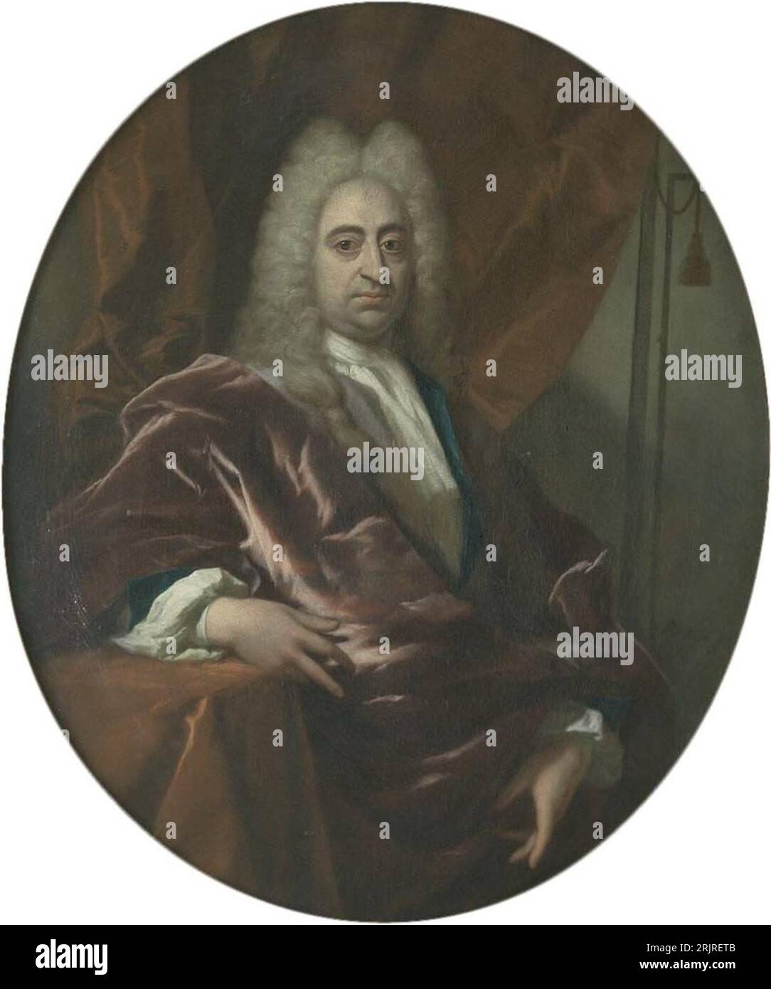 Portrait of Mathias Lambertus Singendonck (1648-1742) circa 1715 by ...
