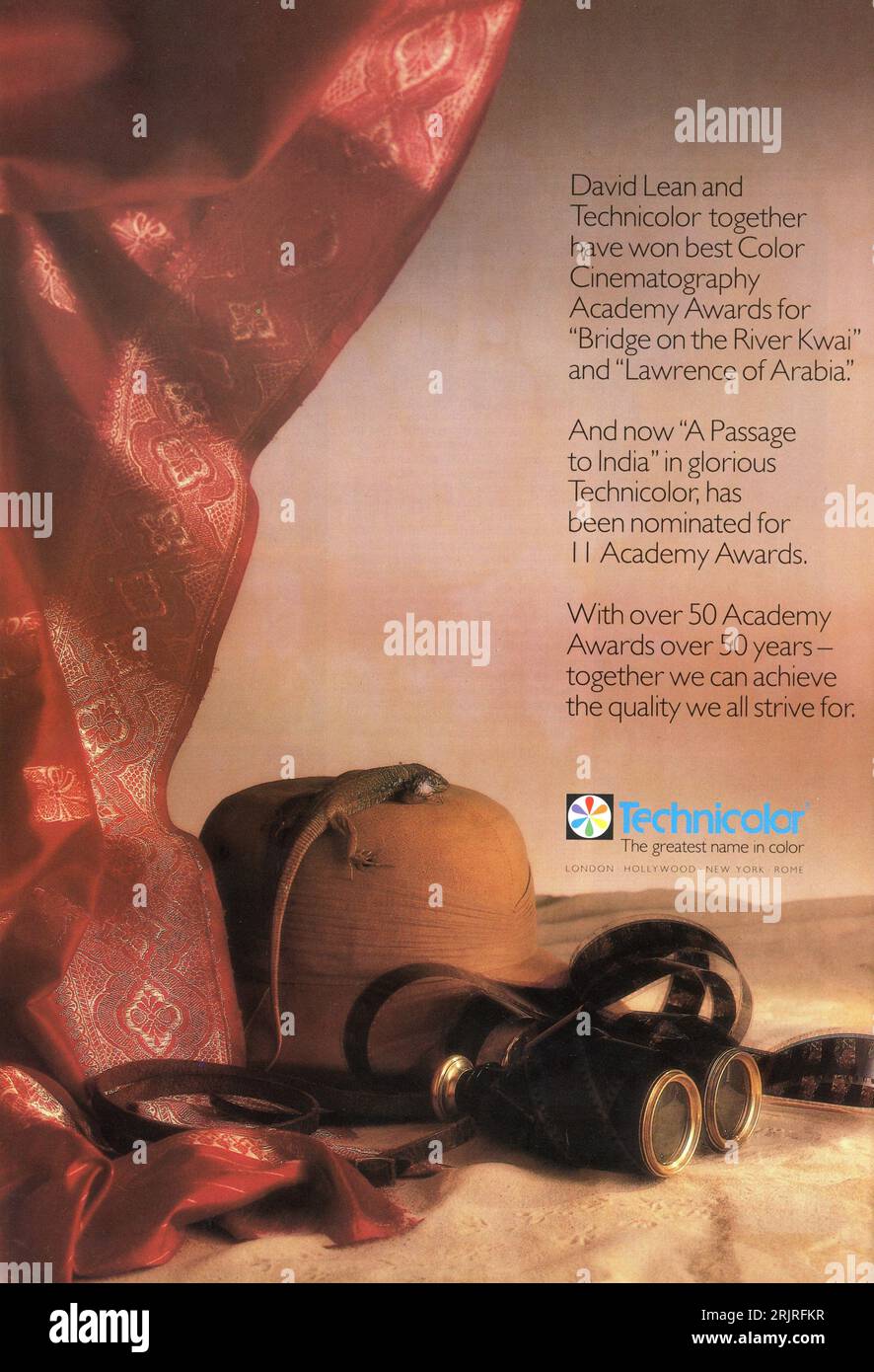 Inside page with ad from TECHNICOLOR from brochure for The Royal Film ...