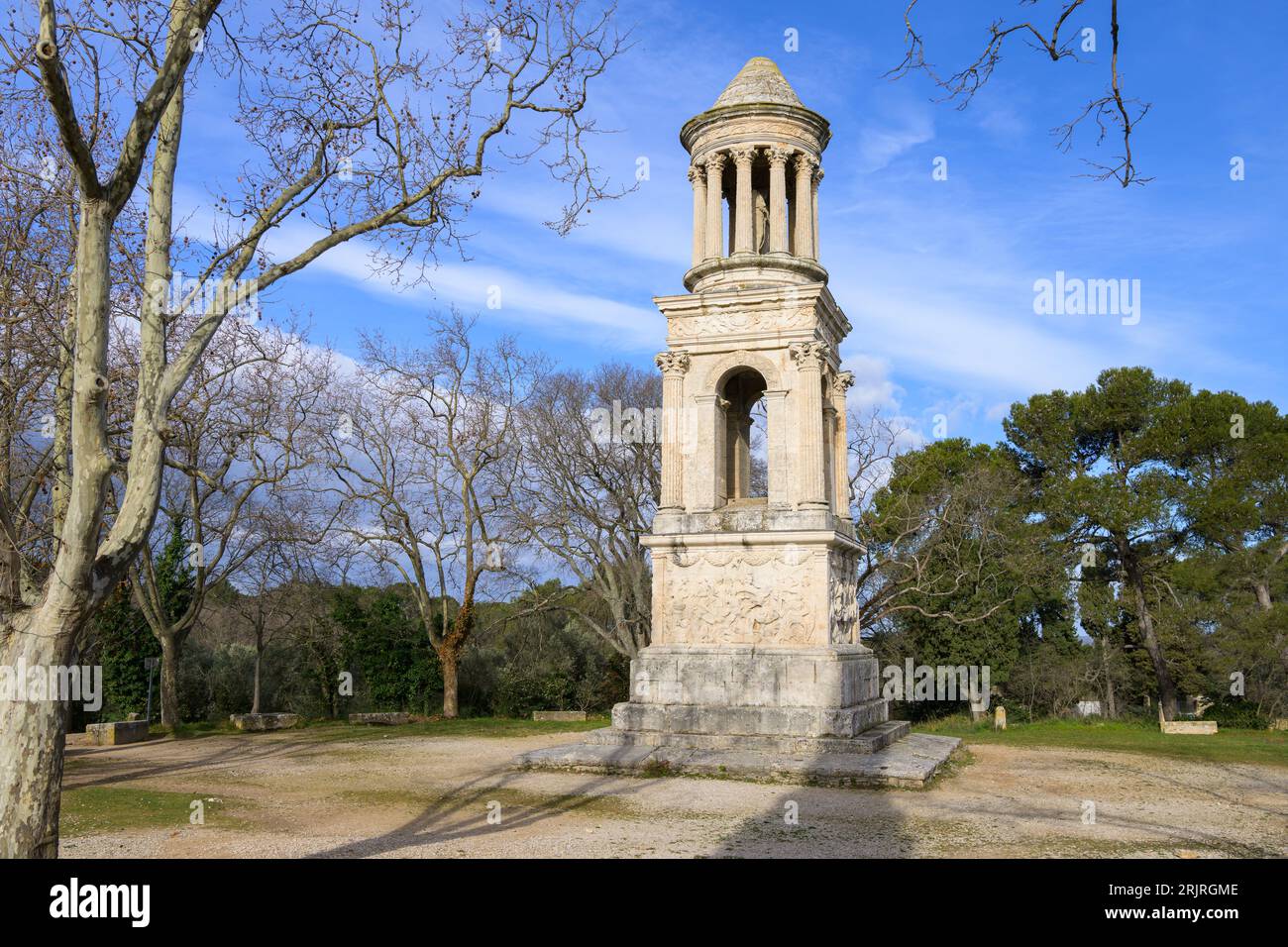 The Jules Mausoleum was erected, between 30-20BC by the Julii (one of ...