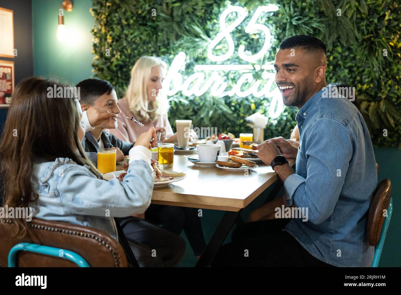 EDITORIAL USE ONLY Guests experience the 85 Bar cafe at Kings Cross Royal Scot Travelodge ...