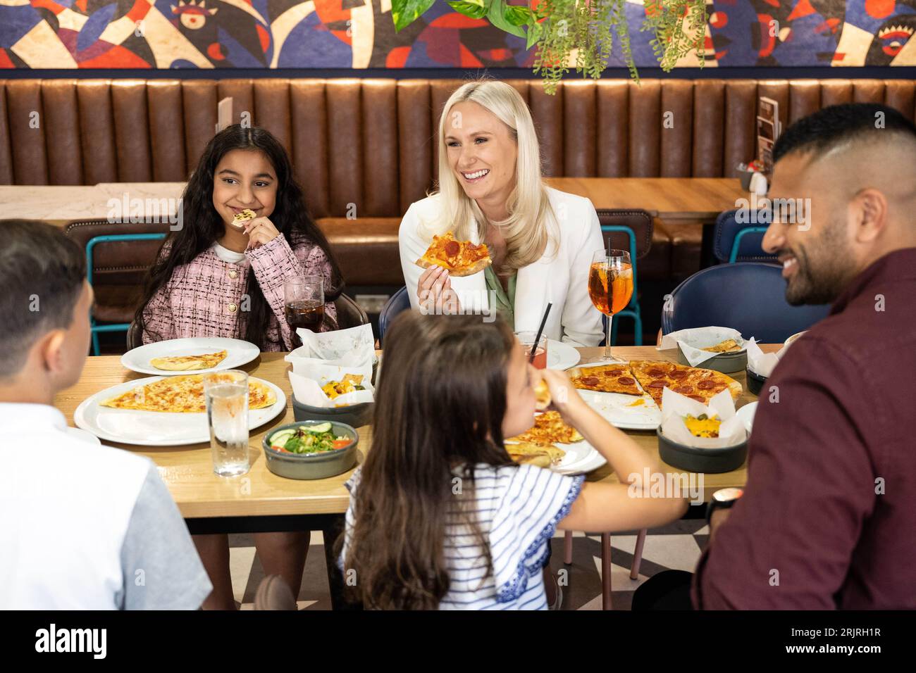 EDITORIAL USE ONLY Guests experience the 85 Bar cafe at Kings Cross ...