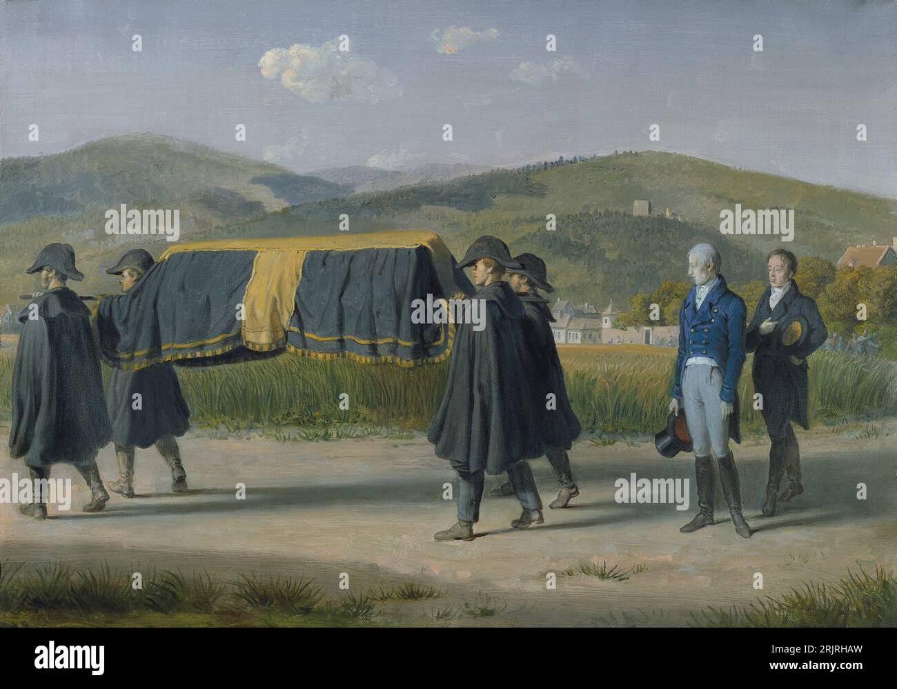 Emperor Francis I accompanies a pauper’s coffin circa 1834 by Johann ...