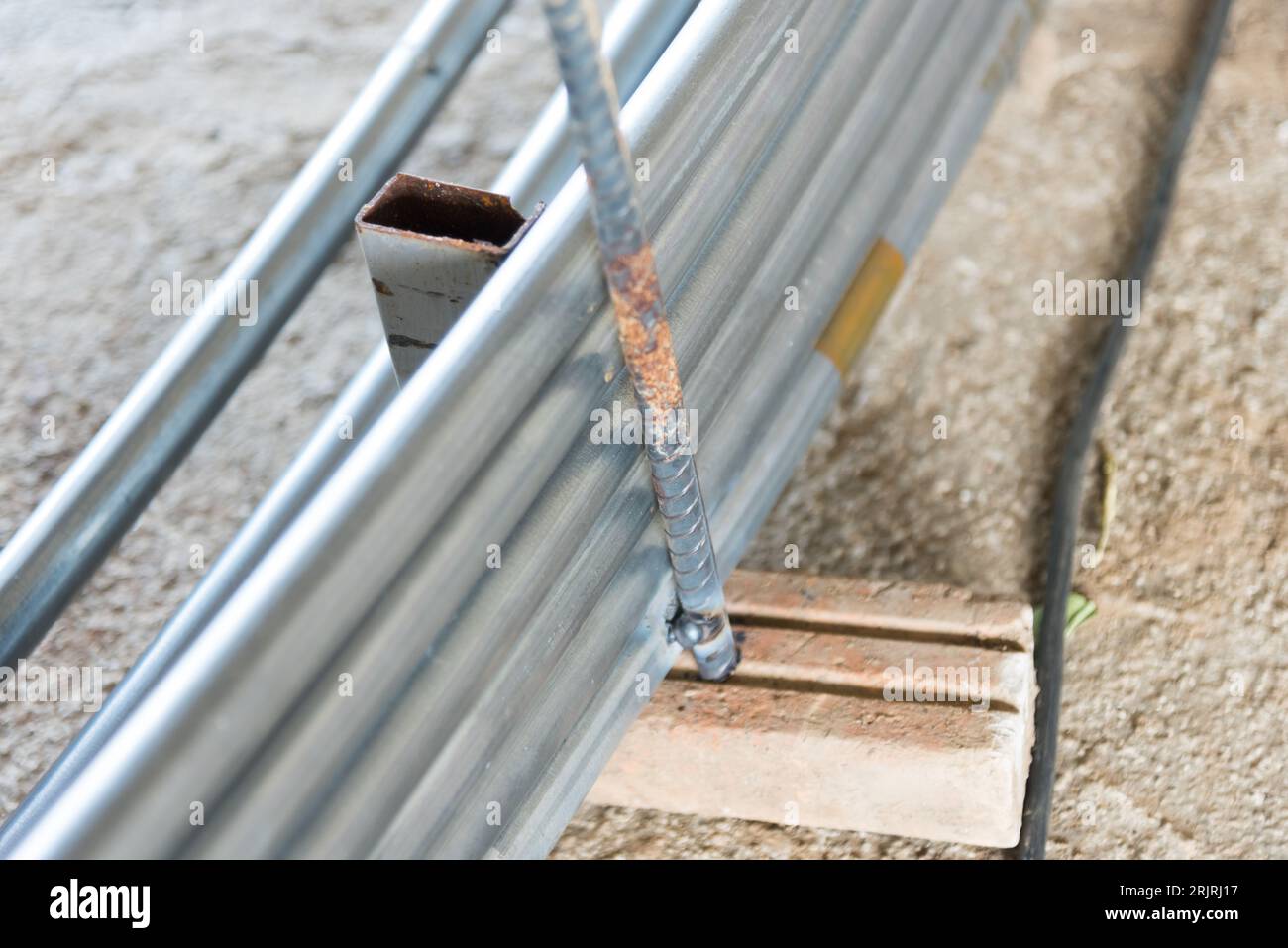 Deformed bar for stell bar model Stock Photo - Alamy