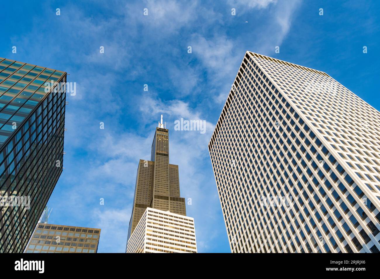 perspective view. skyscraper building architecture. skyscraper with ...