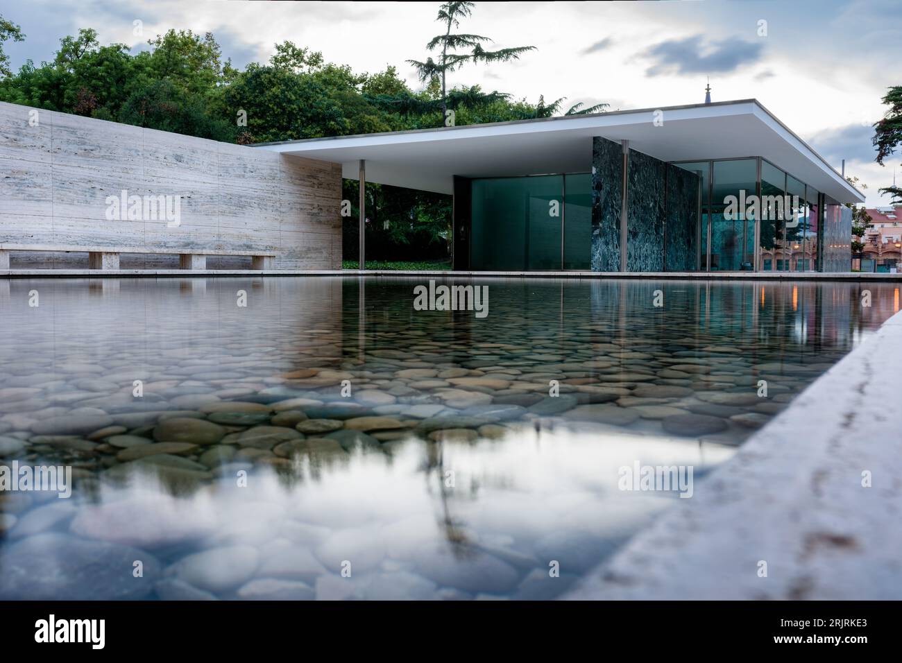 German Pavillion Ludwig Mies Van der Rohe and Lily Reich 1929 at ...