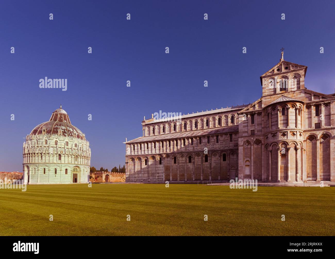 Square of Miracles with Baptistery and the Cathedral Santa Maria ...