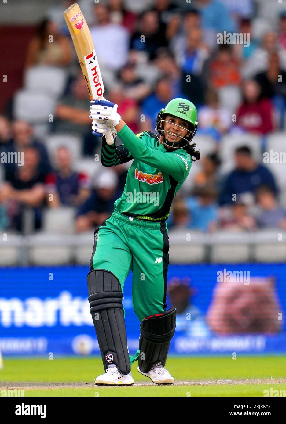 Southern Brave's Smriti Mandhana bats during The Hundred match at ...
