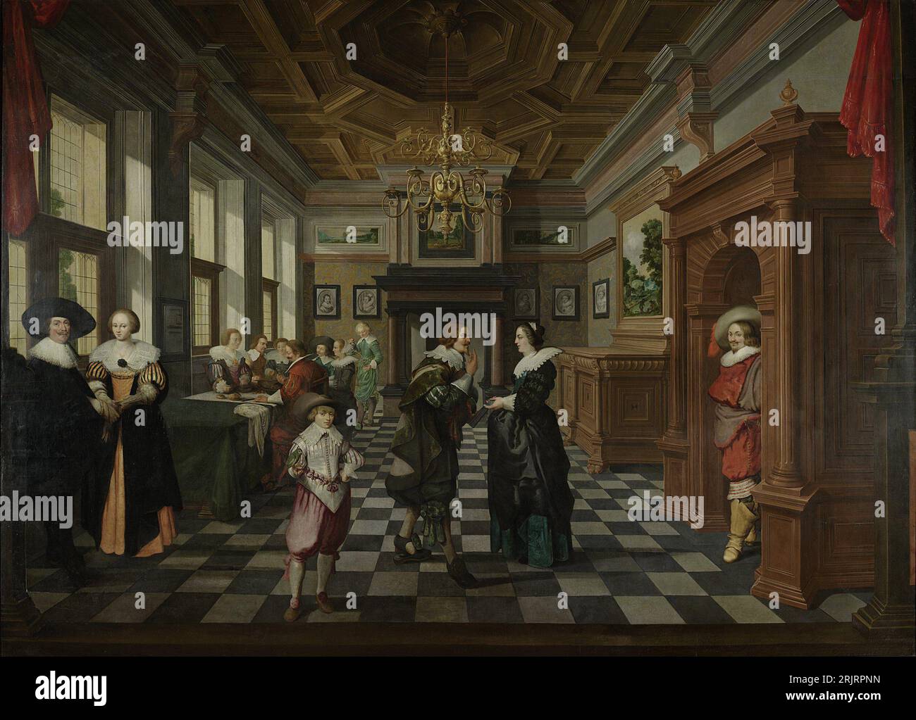 A Seven-Part Decorative Sequence: An Interior between 1630 and 1632 by ...