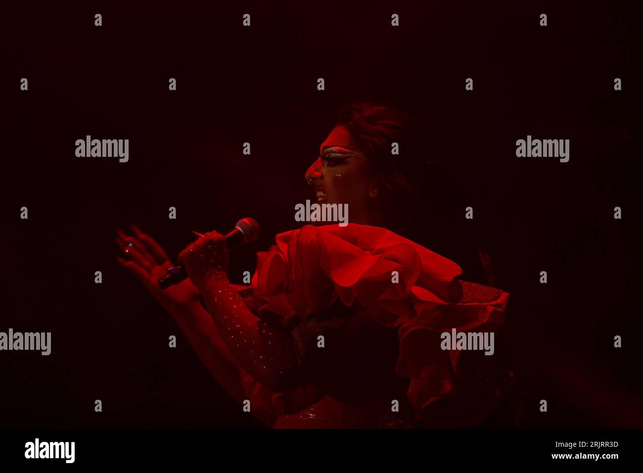 August 18, 2023, Madrid, Madrid, Spain: The Spanish drag queen and ...