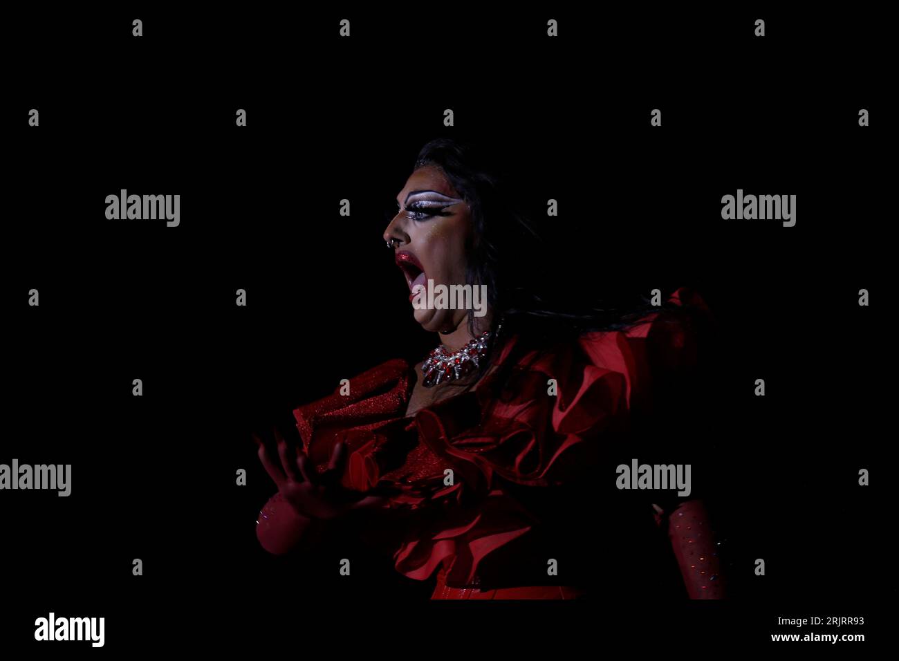 August 18, 2023, Madrid, Madrid, Spain: The Spanish drag queen and ...