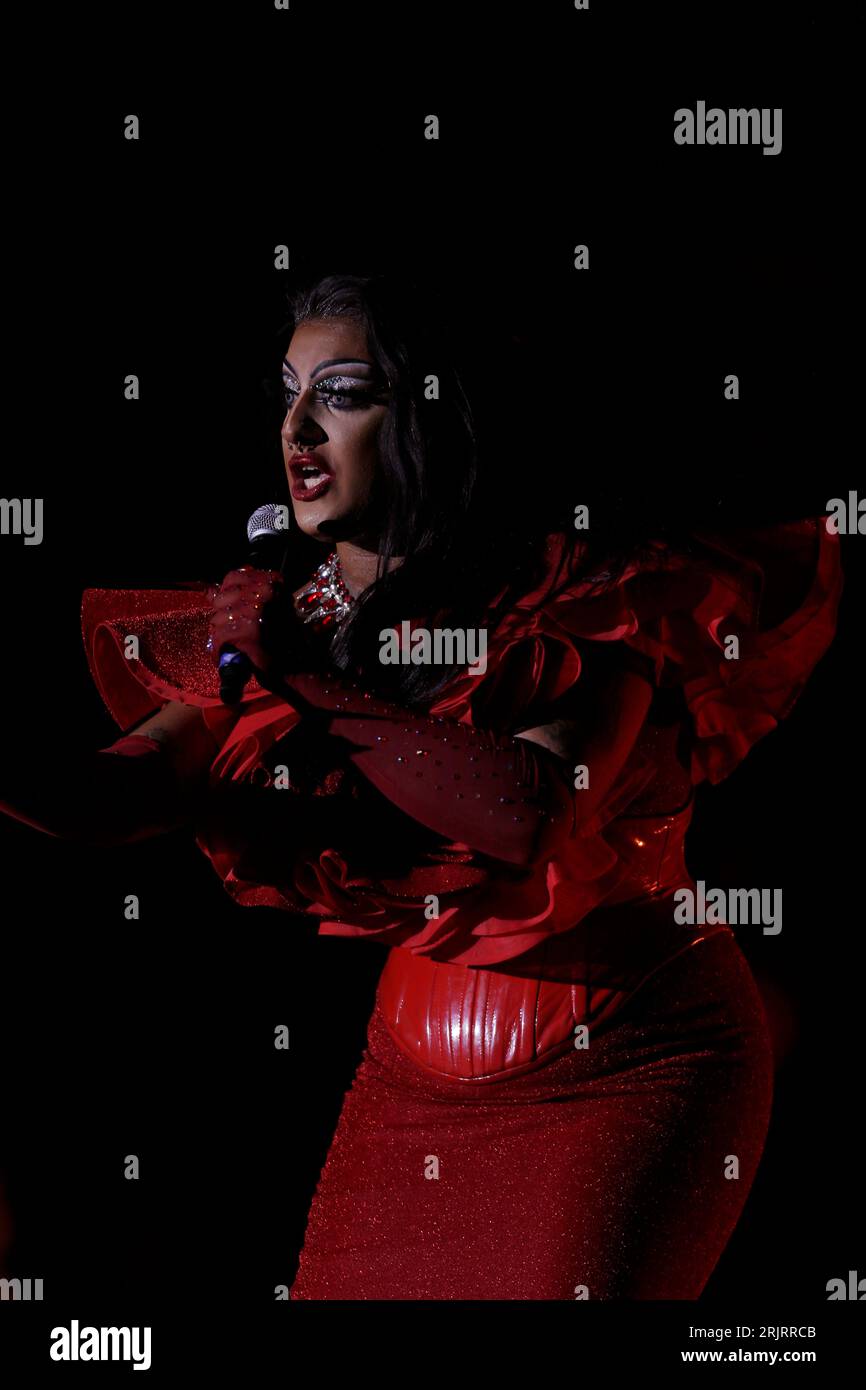 August 18, 2023, Madrid, Madrid, Spain: The Spanish drag queen and ...