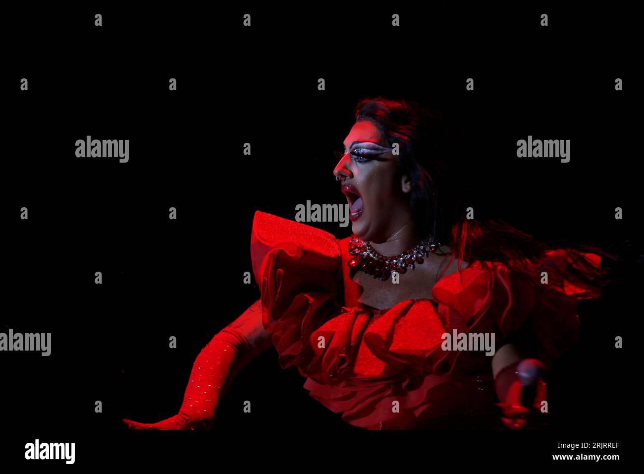 August 18, 2023, Madrid, Madrid, Spain: The Spanish drag queen and ...