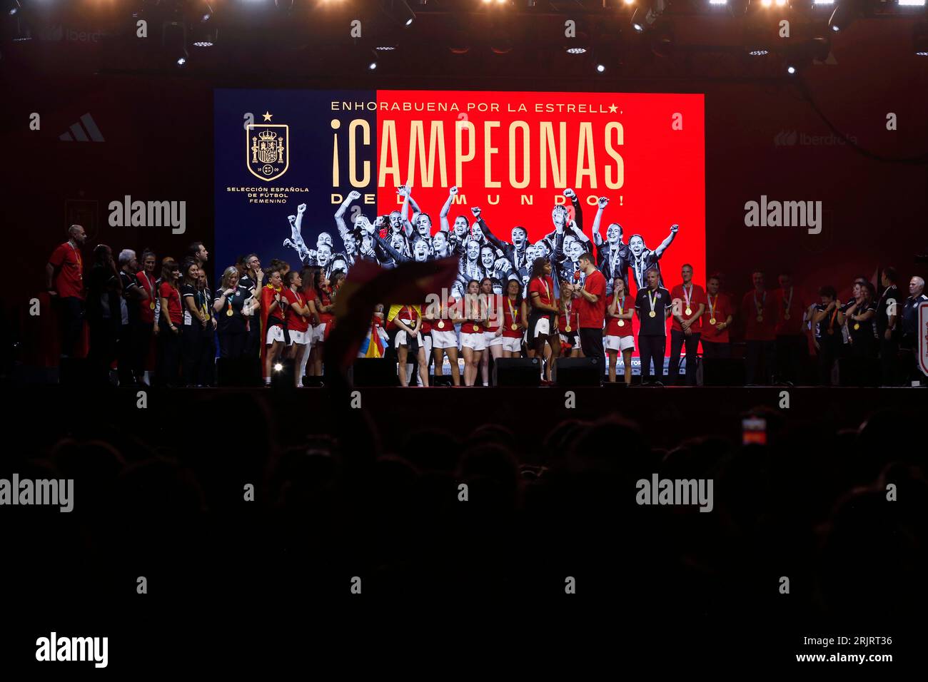 Madrid, Madrid, Spain. 22nd Aug, 2023. Thousands of fans of the Spanish ...