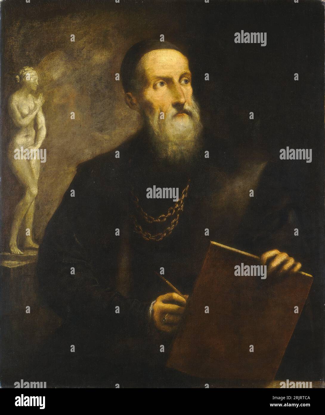 Imaginary Self-Portrait of Titian probably 1650s by Pietro della ...