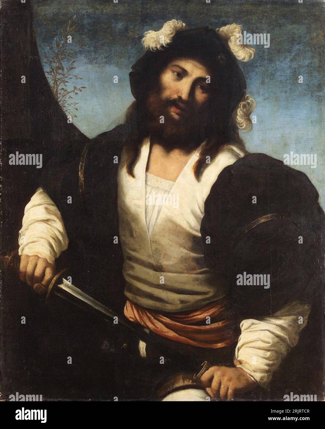 Warrior circa 1640 by Pietro della Vecchia Stock Photo - Alamy