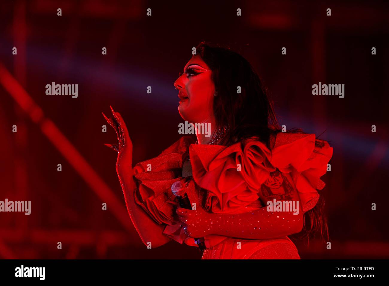 August 18, 2023, Madrid, Madrid, Spain: The Spanish drag queen and ...