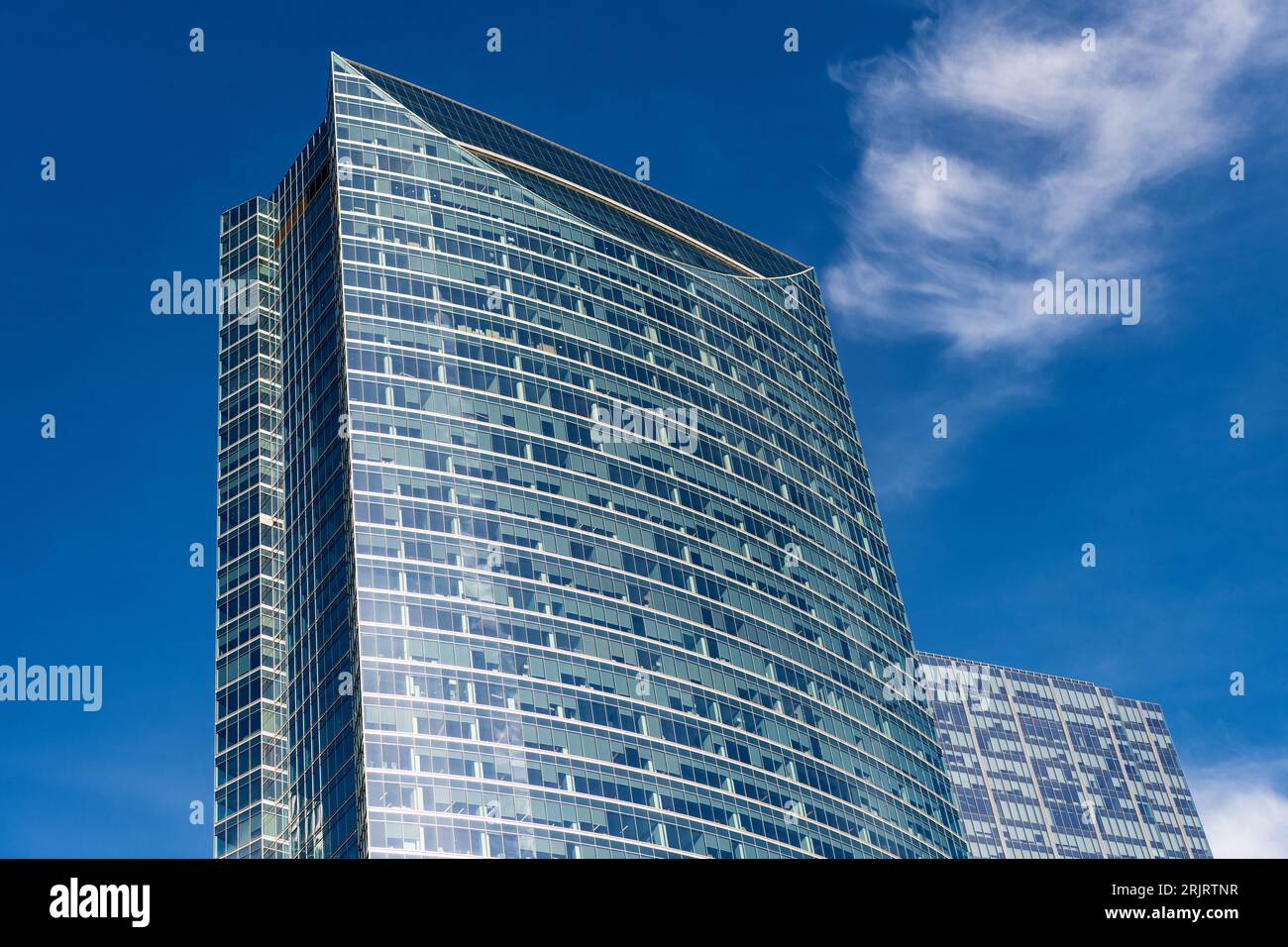 skyscraper building architecture. skyscraper with glassy facade. modern ...