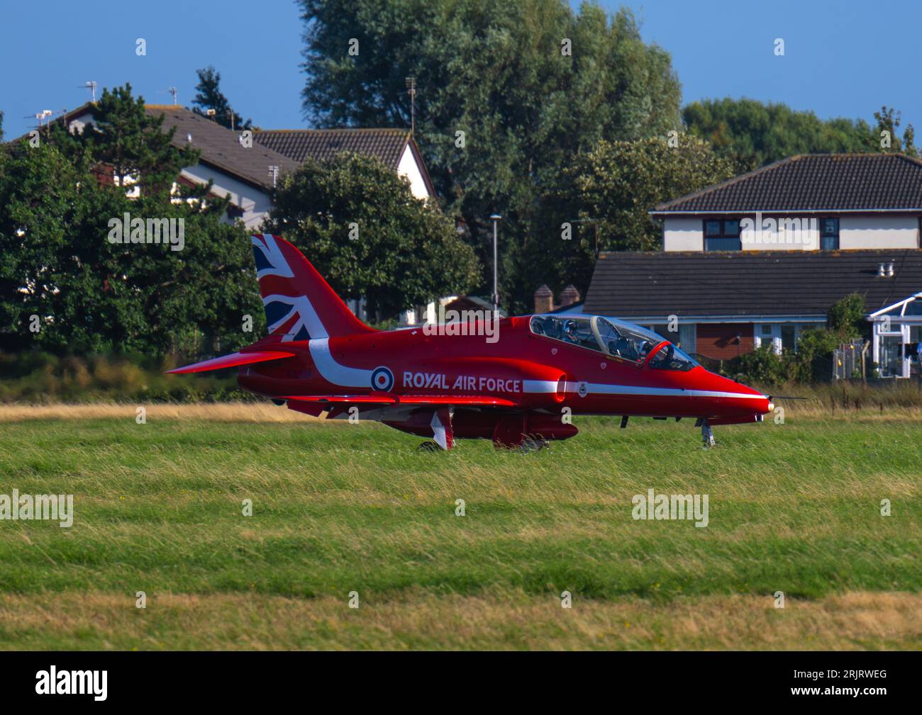 The Red Arrows At Blackpool Stock Photo - Alamy