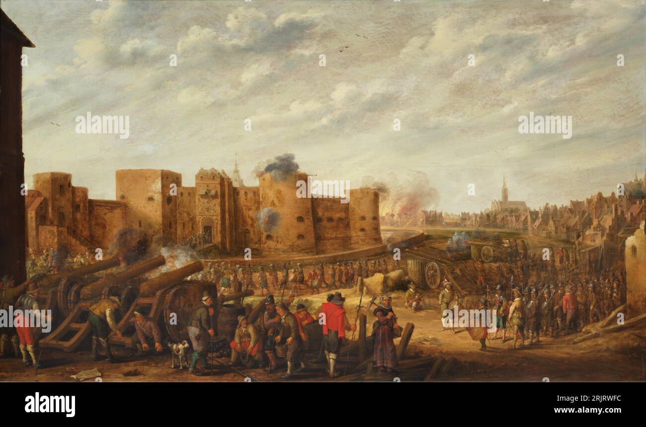 The siege of the castle Vredenburg in Utrecht in 1577 1646 by Joost ...