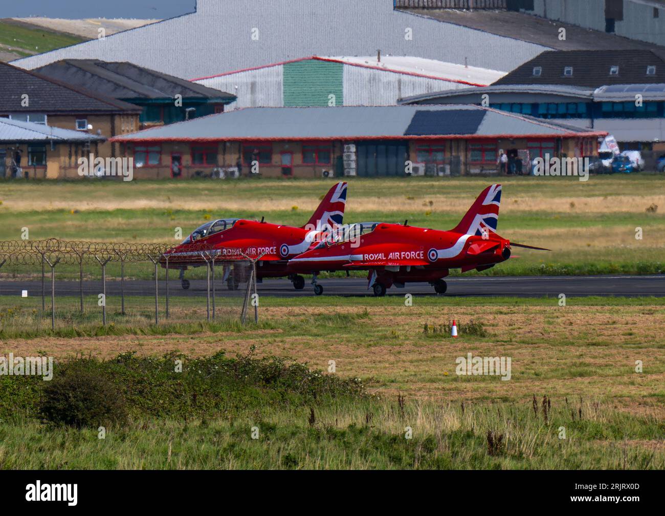 The Red Arrows At Blackpool Stock Photo - Alamy