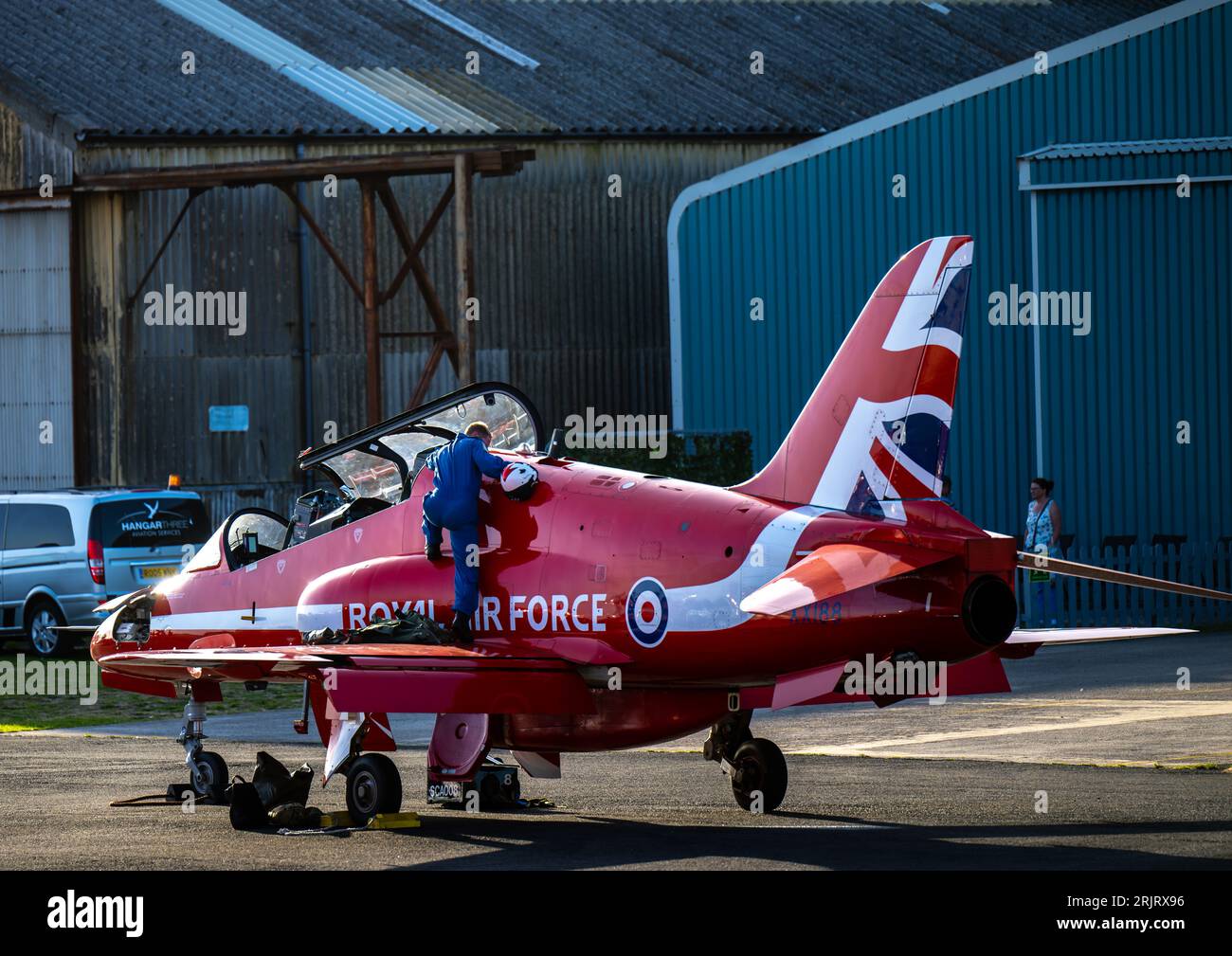 The Red Arrows At Blackpool Stock Photo - Alamy