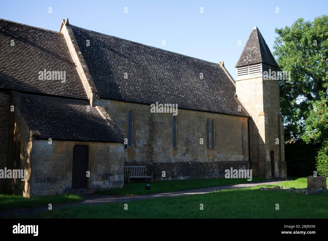 St. Barnabas and St. Nicholas Church, Burmington, Warwickshire, England ...