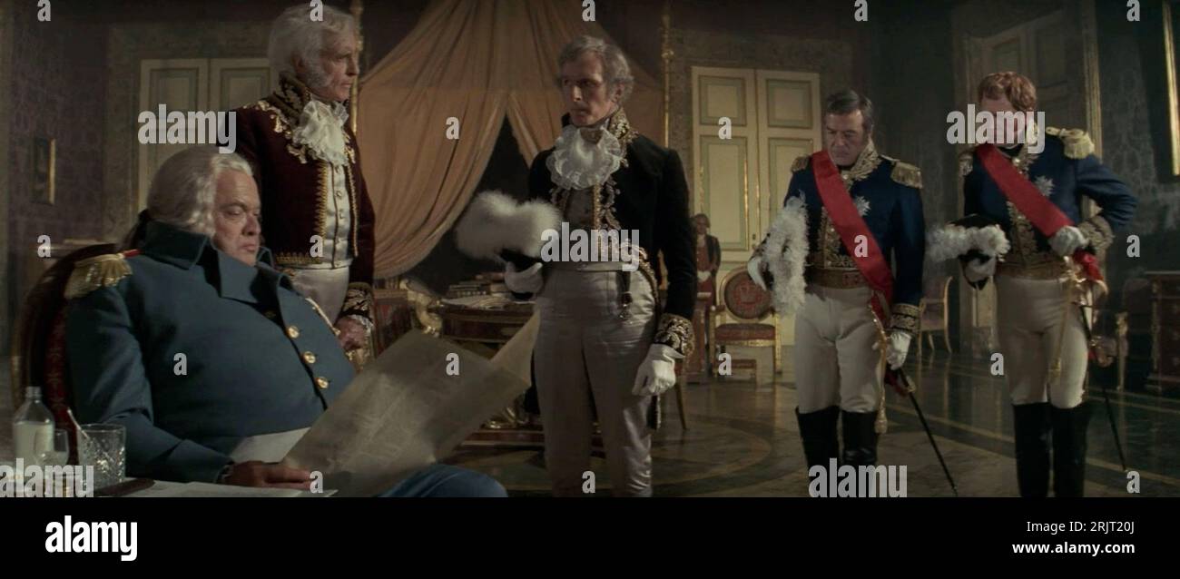 Los Angeles.CA.USA. Orson Welles as King Louis XVIII with Dan O’Herlihy ...