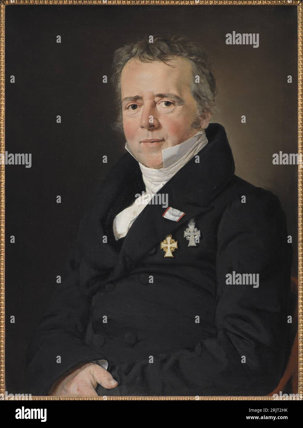 Portrait of the Physicist Hans Christian Ørsted between 1832 and 1833 ...