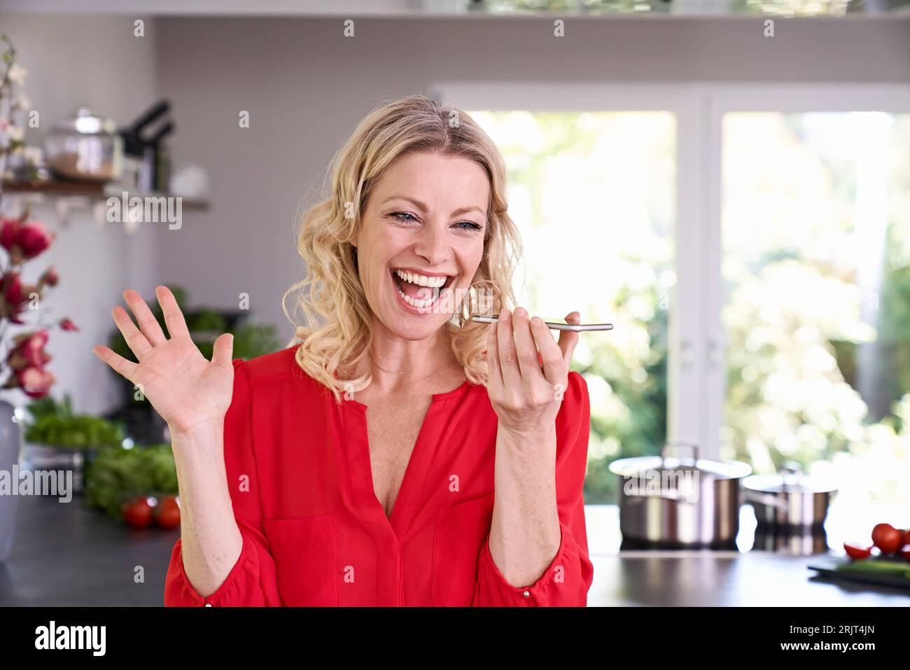 Exuberant woman hi-res stock photography and images - Alamy