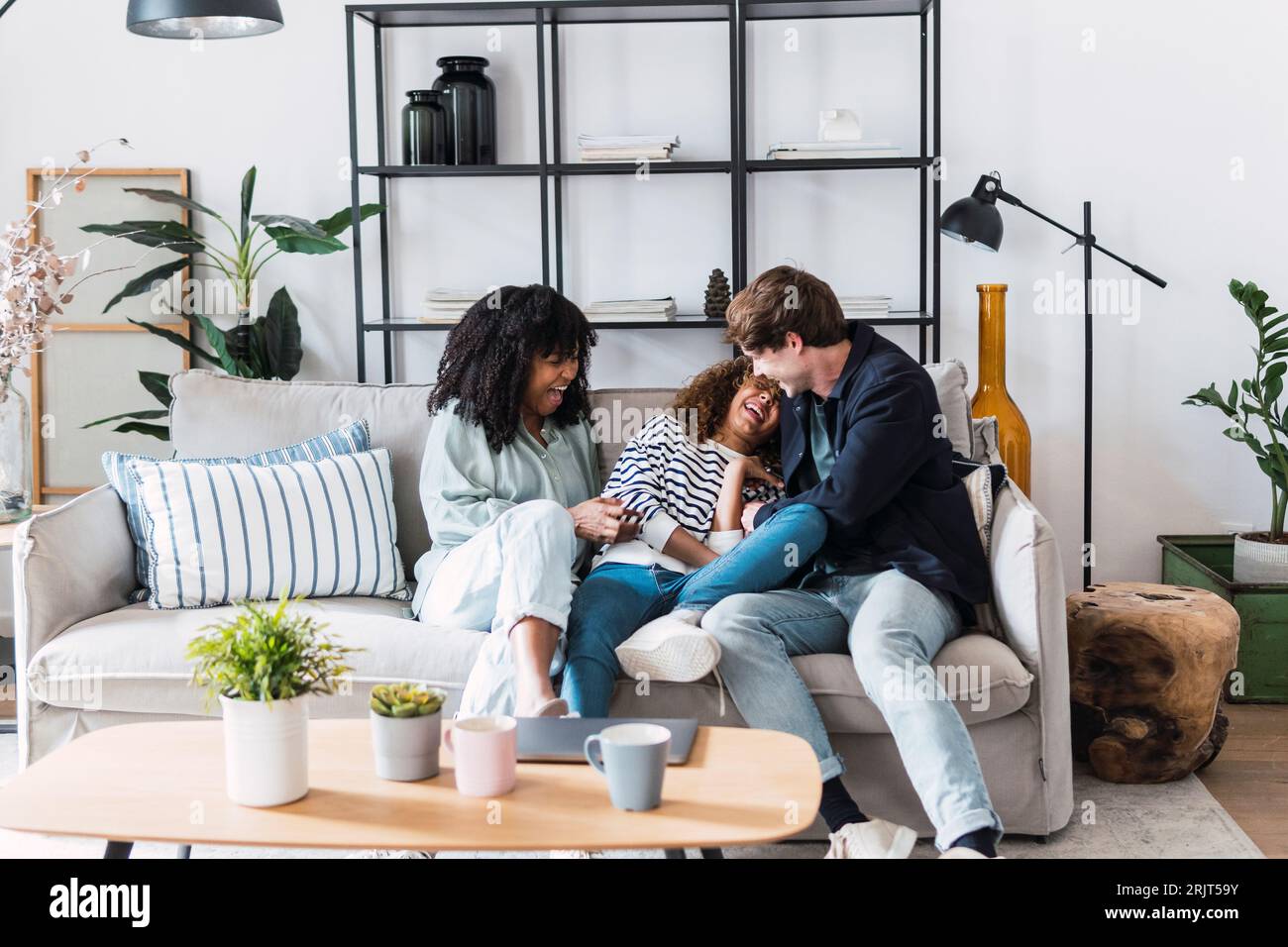 Happy african family fun hi-res stock photography and images - Alamy