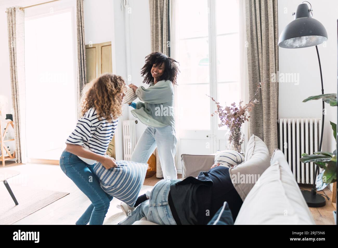 Lively family life hi-res stock photography and images - Alamy