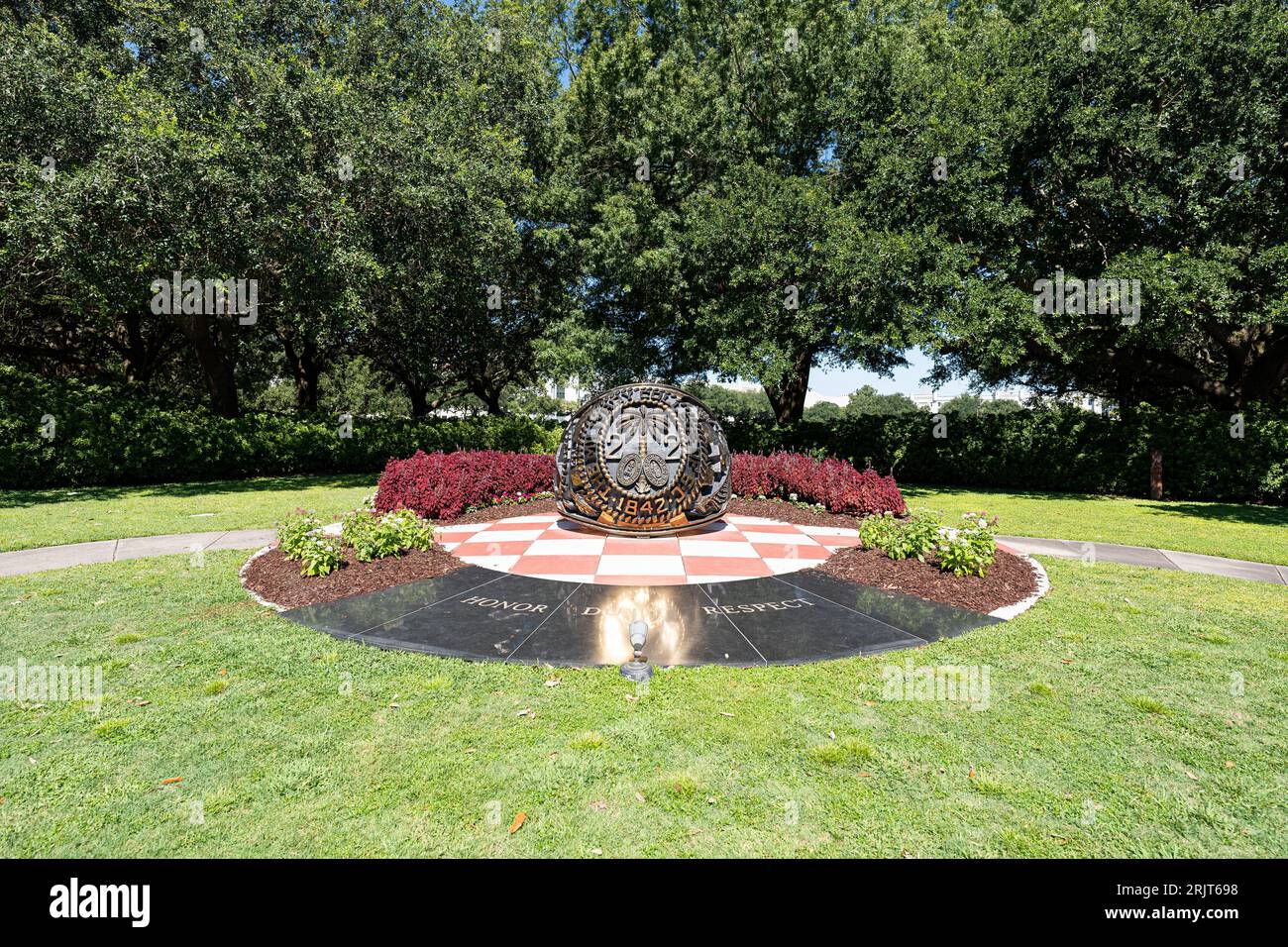 The class Ring Statue outside the Citadel College in Charleston, South ...
