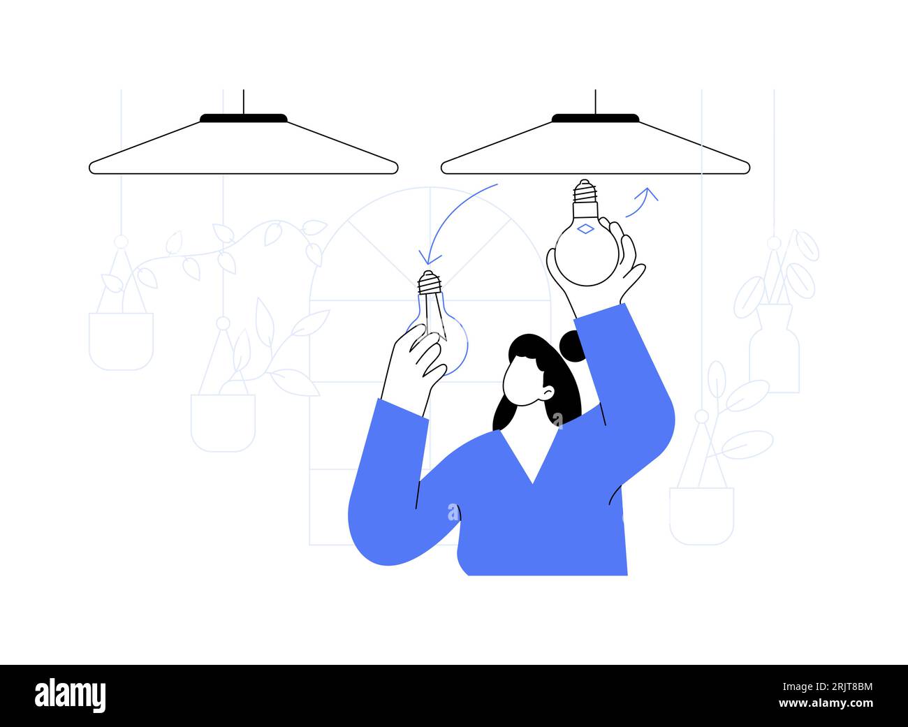 LED lamps abstract concept vector illustration Stock Vector Image & Art ...