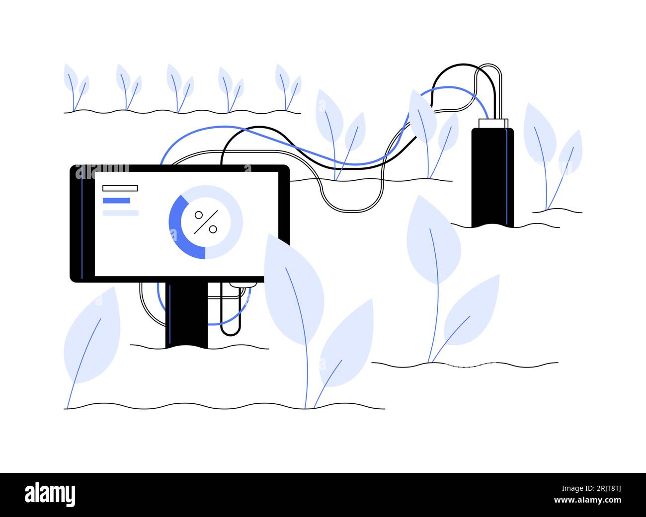 Soil moisture sensor abstract concept vector illustration Stock Vector Image & Art - Alamy